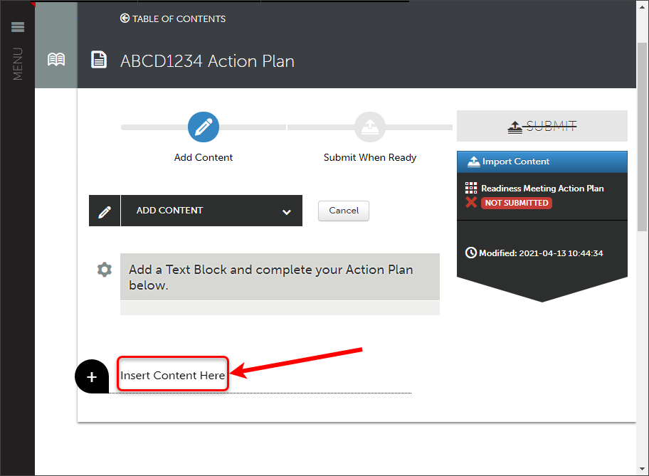 Create an ePortfolio text block (Ultra Student) - eLearning - University of Queensland